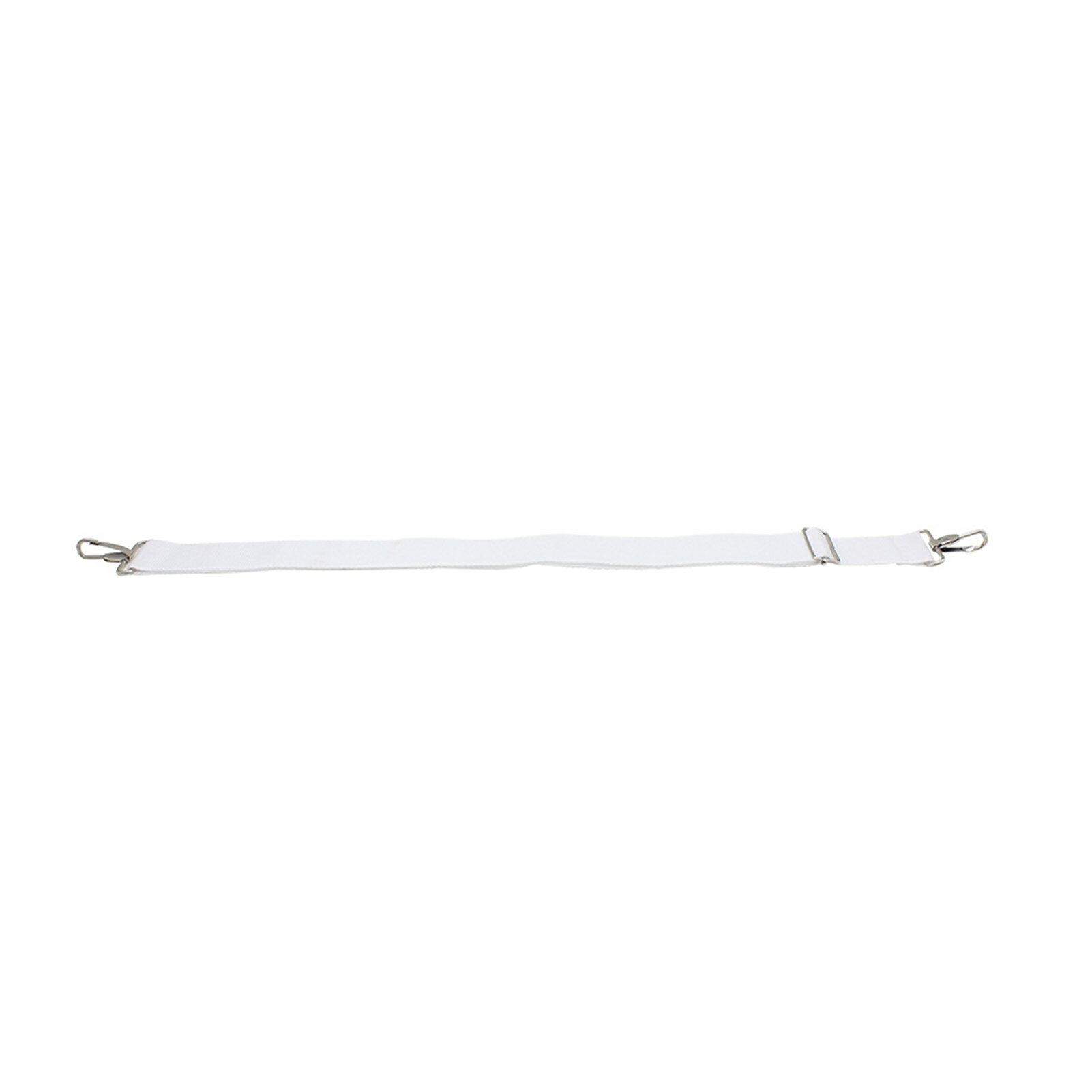 Drum Shoulder Strap, White Adjustable for Snare Waist