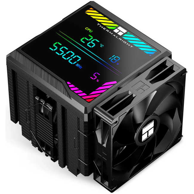 PA140-DG-BL Thermalright Кулер для процессора/ CPU Cooler Thermalright Peerless Assassin 140 Digital Black (4-pin PWM,