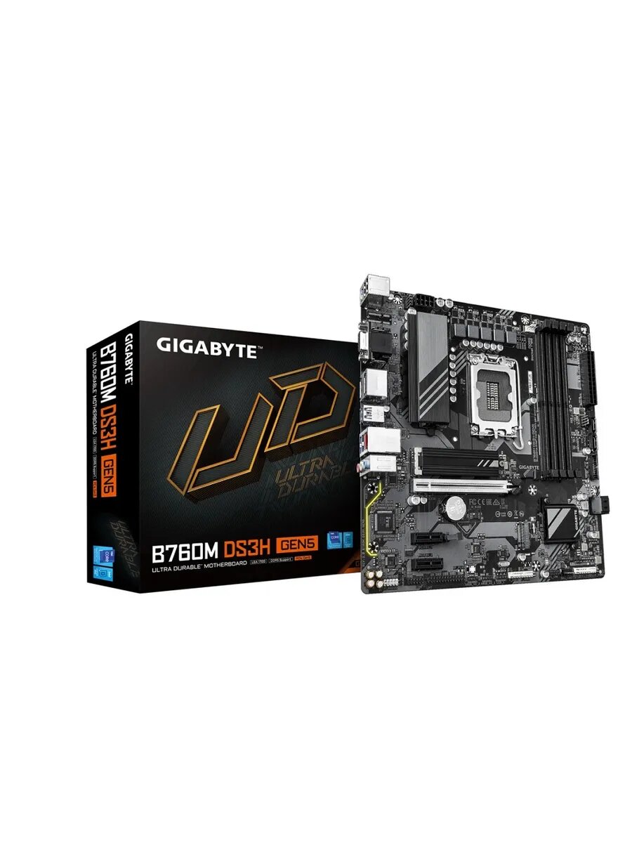 Материнская плата B760M DS3H GEN5 256ГБ micro-ATX