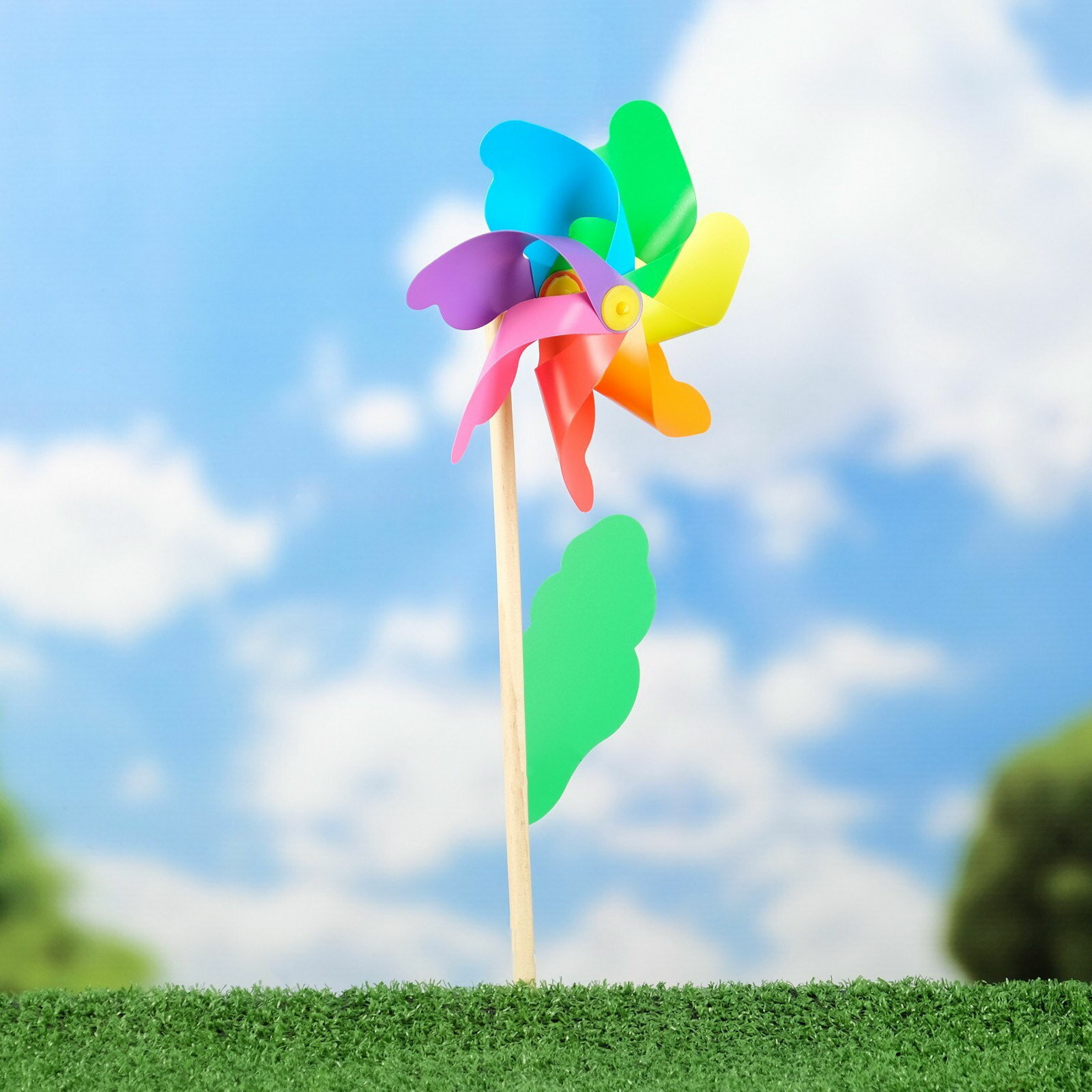 Ветерок - штекер "Ромашка", длина 48 см, для кого: унисекс, размер упаковки: 19 x 1 x 40 см.