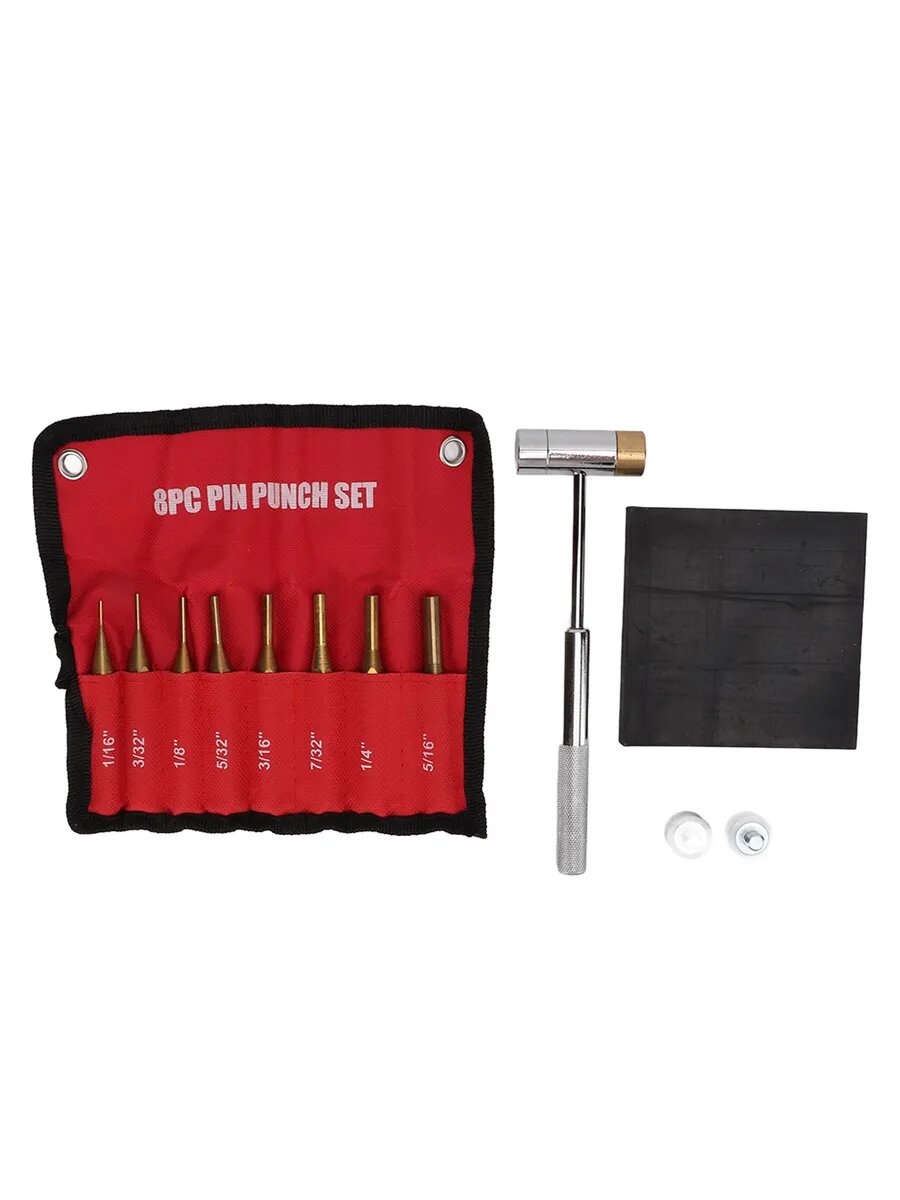 Набор латунных пуансонов, пористая структура, съемные концы,