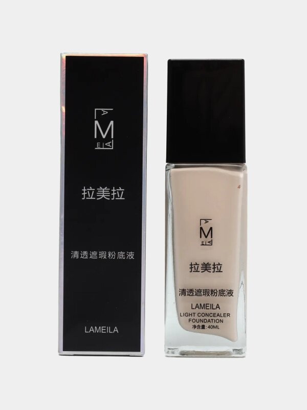 Легкая тональная основа для маскировки несовершенств на лице