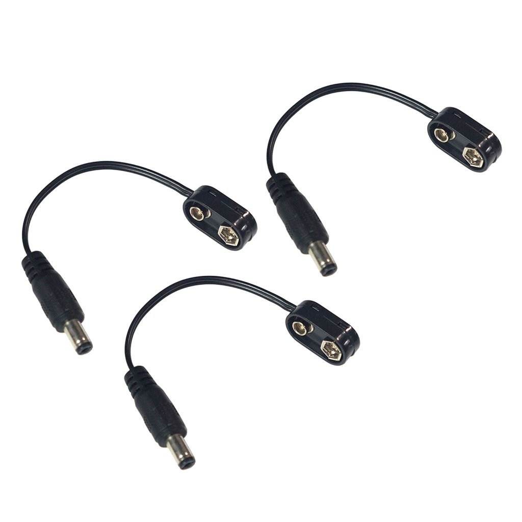 Педаль Гитарного эффекта Адаптер питания Для Педали эффекта Разъем для подключения Аккумулятора 9 В Разъем для подключения Аккумулятора Кабель питания