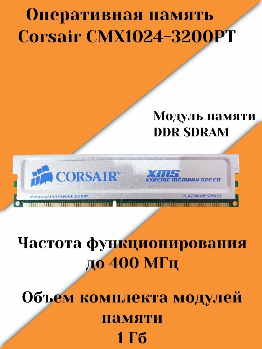 Модуль памяти Corsair XMS