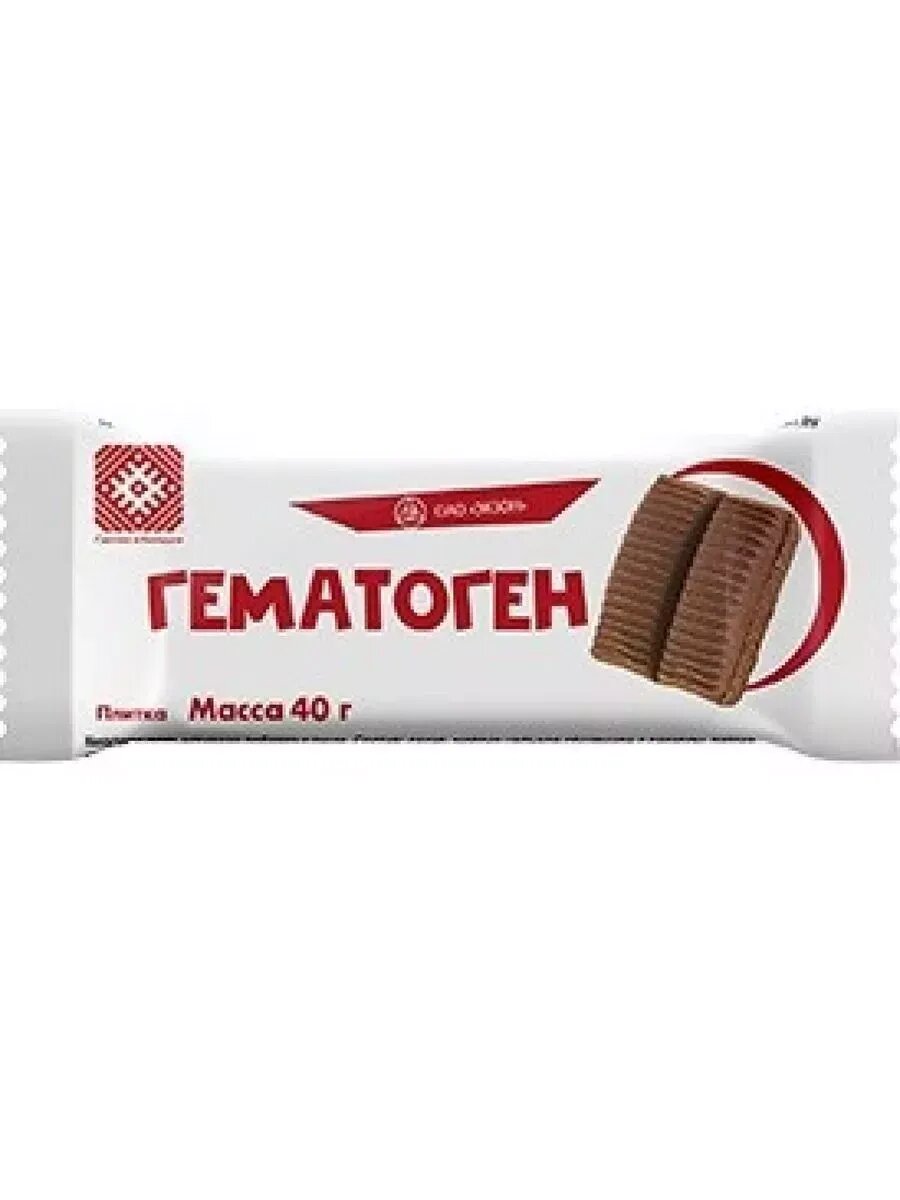 Гематоген 40 гр плитка/экзон-5шт.