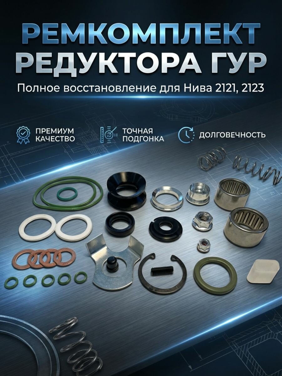 Ремкомплект редуктора гидроусилителя руля Нива, Урбан, Нива Шевроле, Тревел.