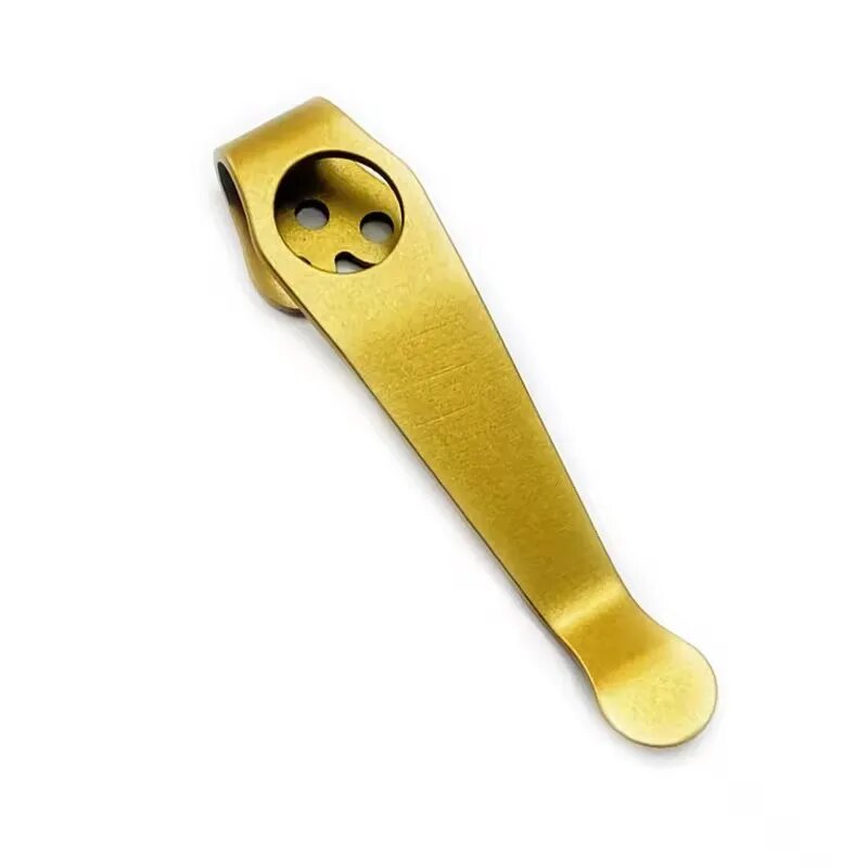 Зажим для ножа Spyderco из титанового сплава 1pc Gold