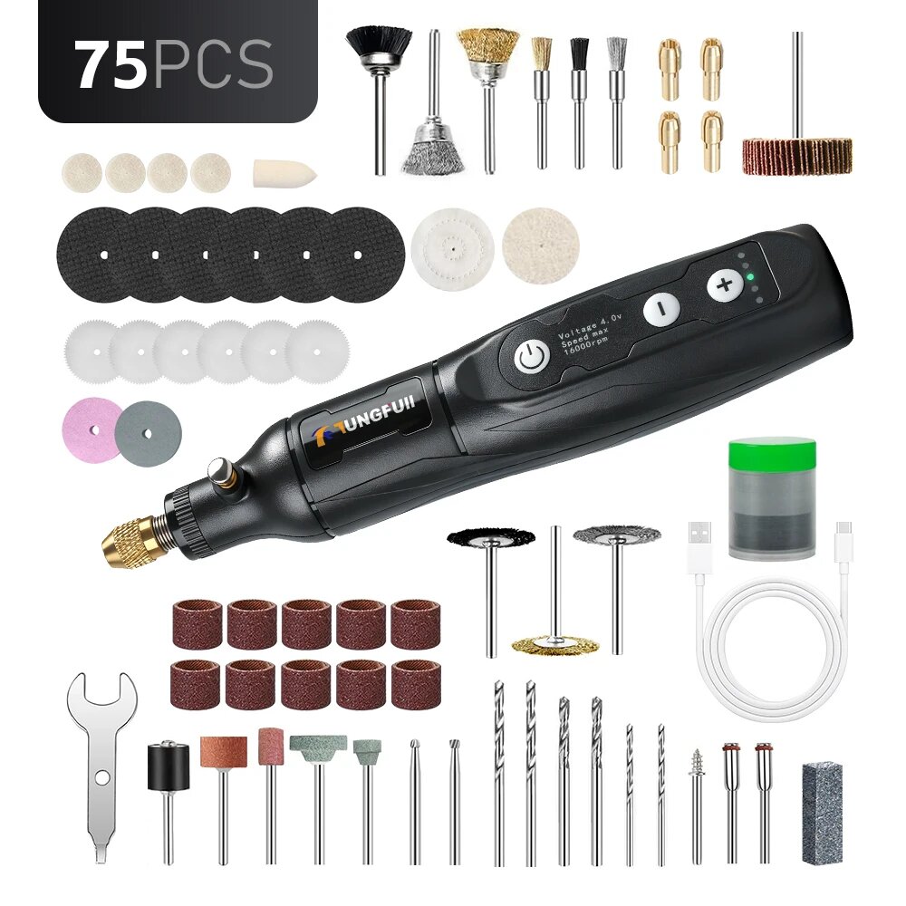 Tungfull мини электродрель 5 скоростей