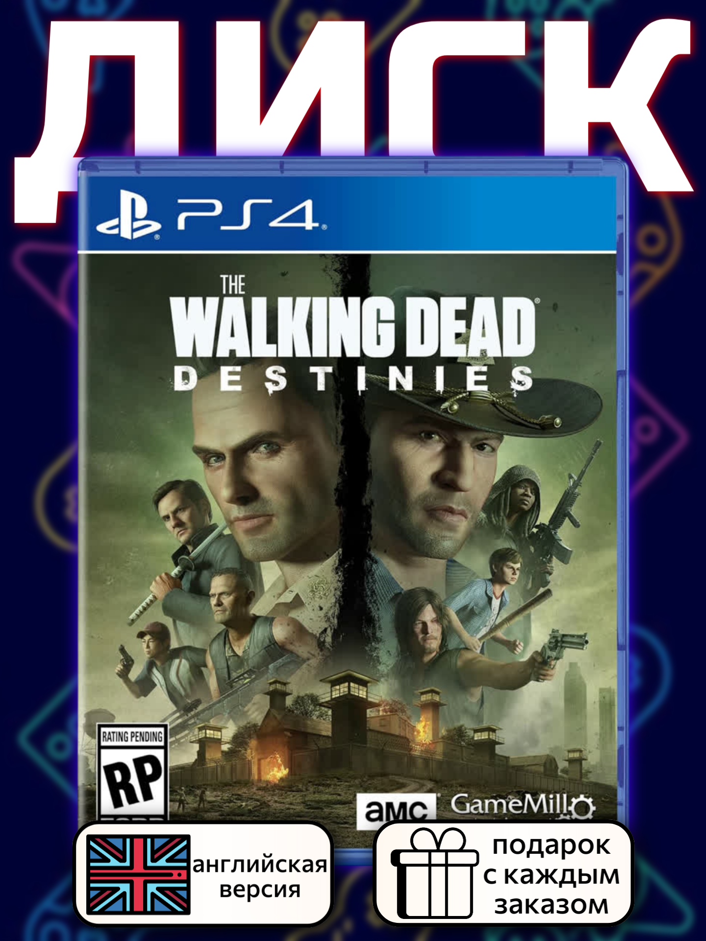 Игра The Walking Dead: Destinies, для PlayStation 4, английская версия
