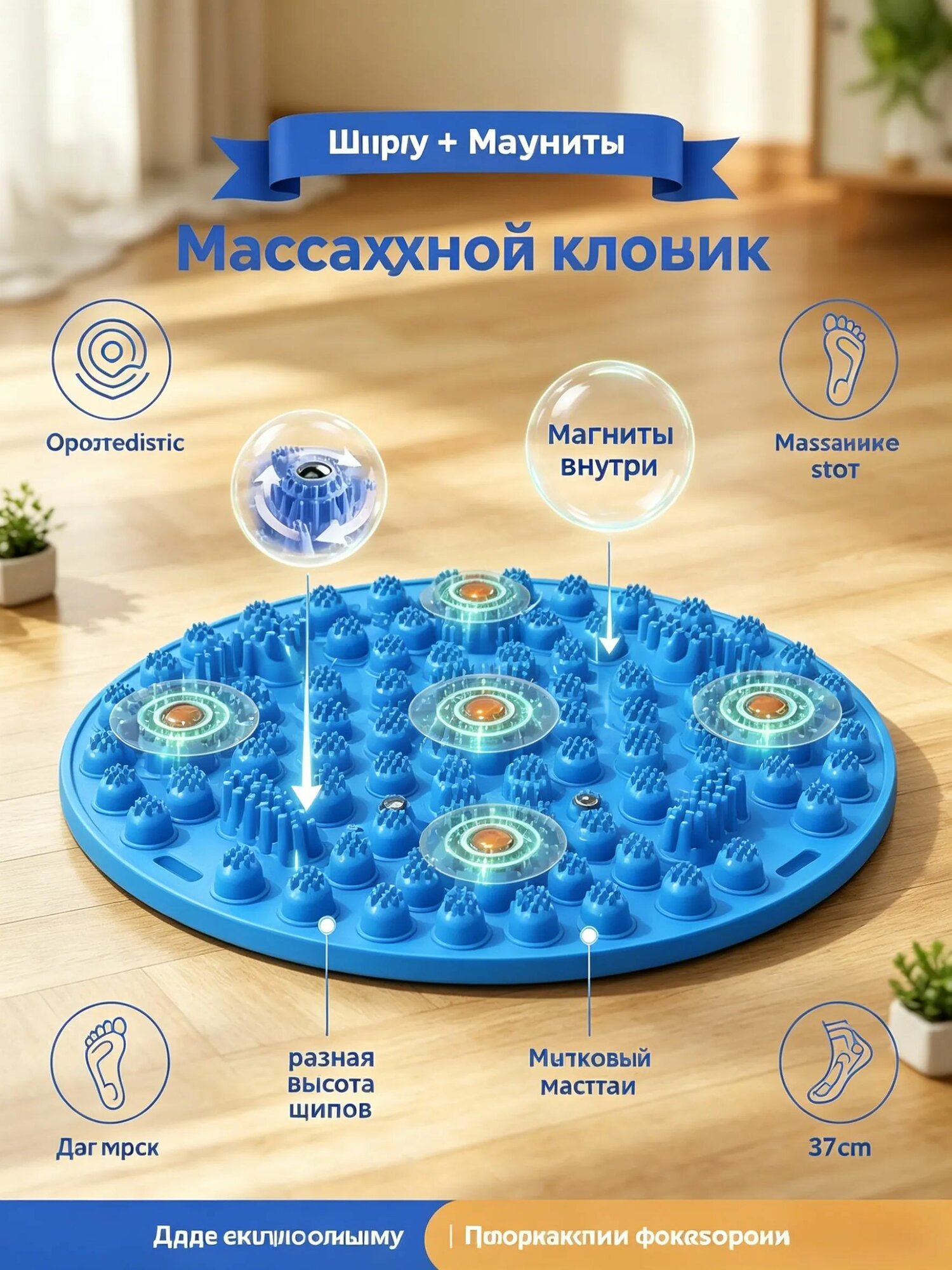 Степпер Коврик для йоги и фитнеса1 для занятий йогой для фитнес тренировок