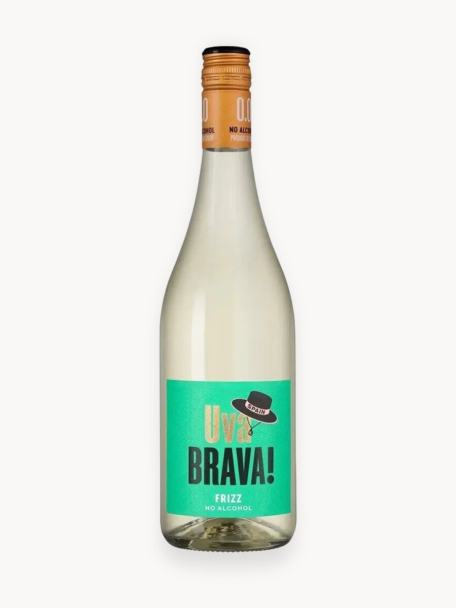 Вино Uva Brava "Frizz White", игристое, , белое, безалкогольное, 0.75 л