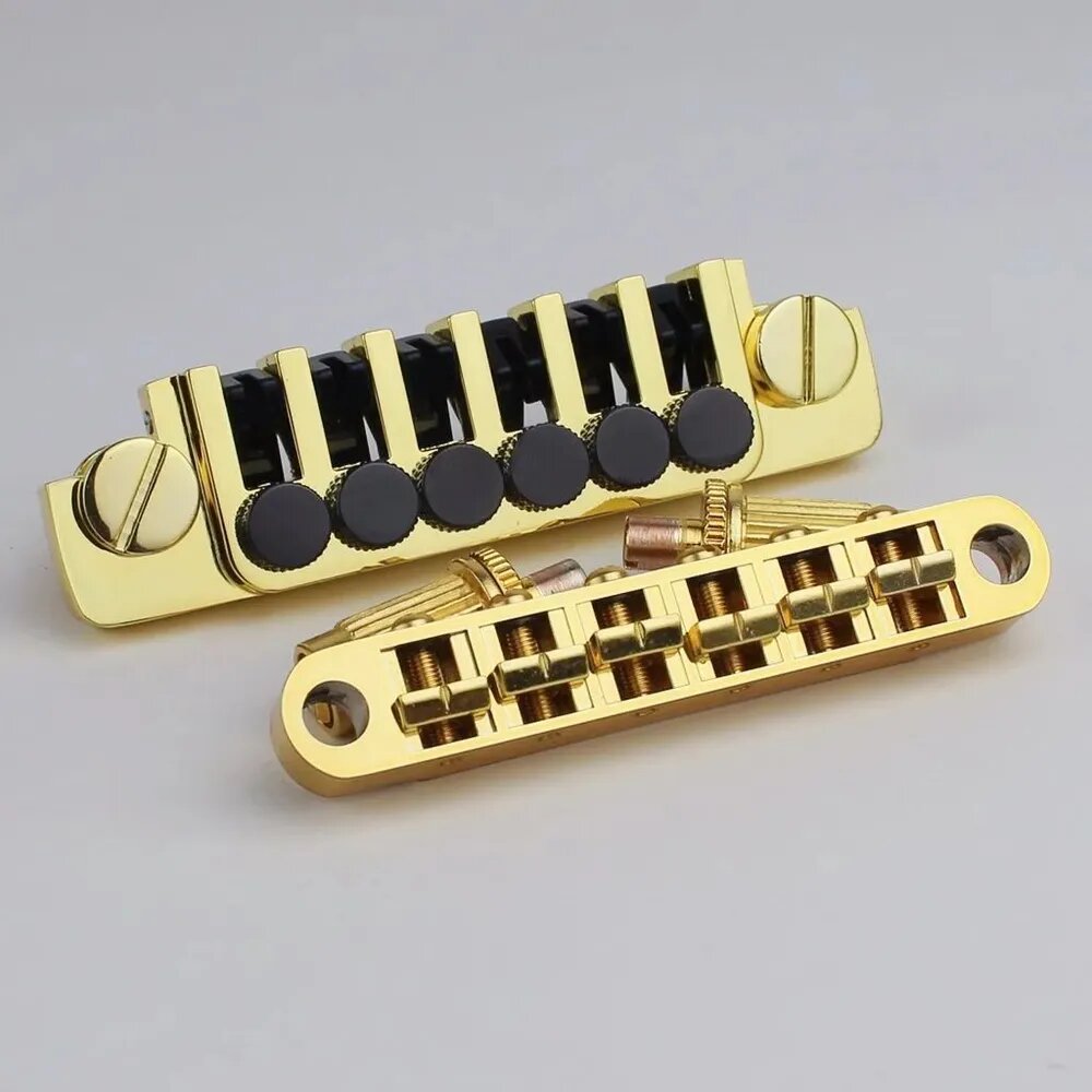 Гитарный бридж Tune-O- Matic Vintage Lock TP 6 Tailpiece для LP-гитары