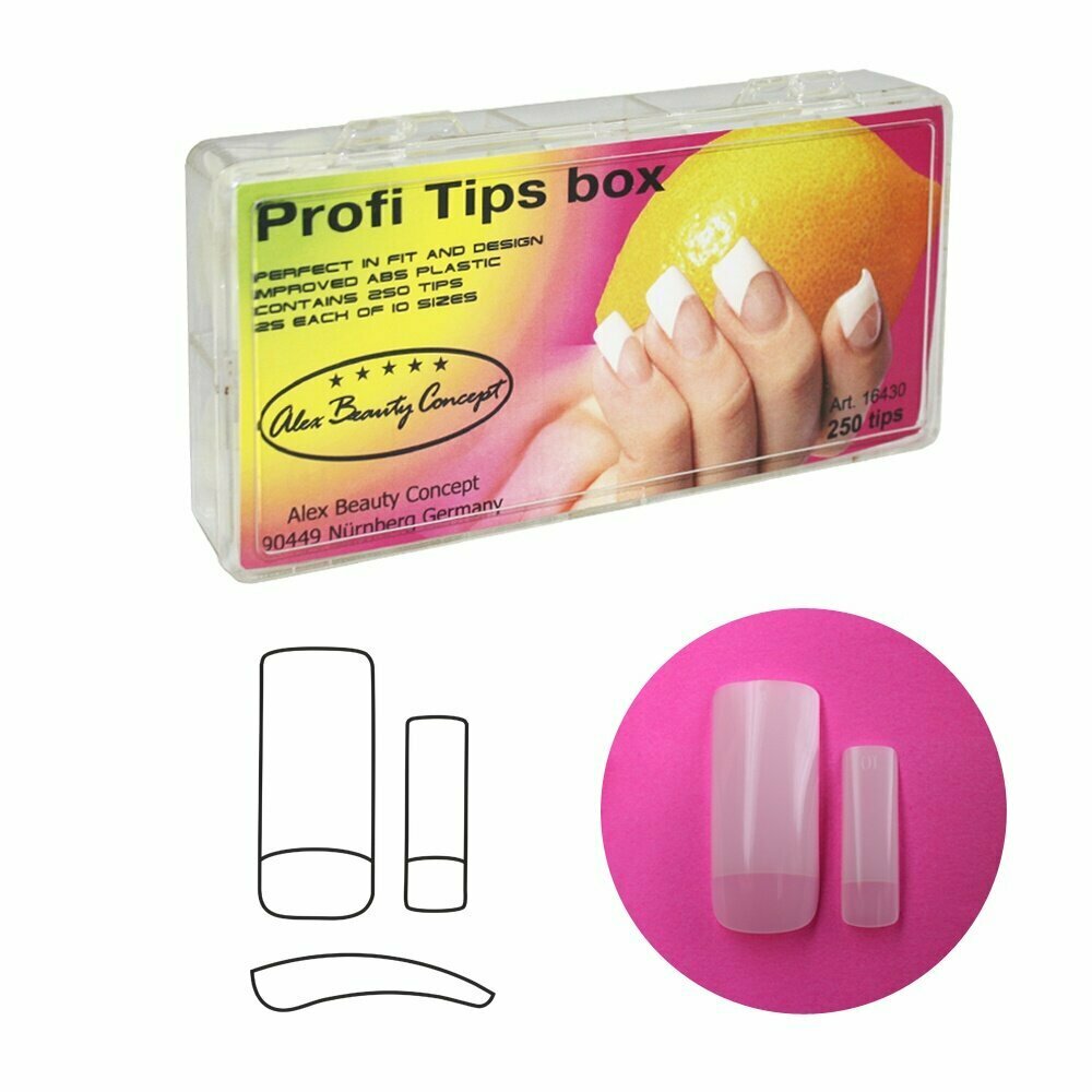 Alex Beauty Concept Типсы PROFI TIPS BOX (250 ШТ)