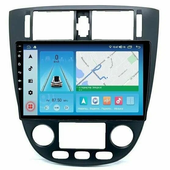 Автомагнитола 10 дюймов Chevrolet Lacetti sedan климат 2003-2013 / Android 2Gb+32Gb / GPS / Bluetooth / Wi-Fi / FM-радио