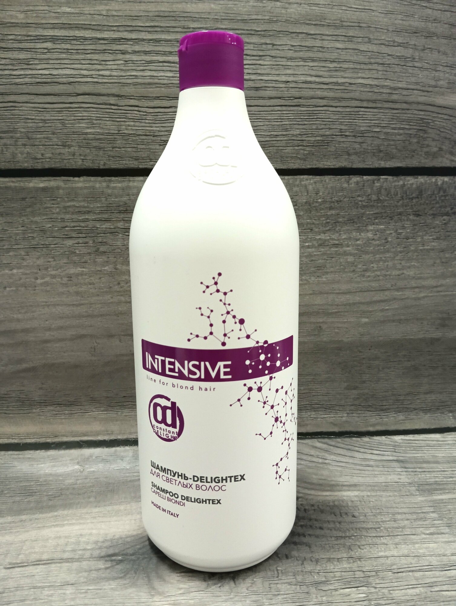 Constant Delight шампунь Intensive Delightex для светлых волос, 1000 мл, устранение желтизны