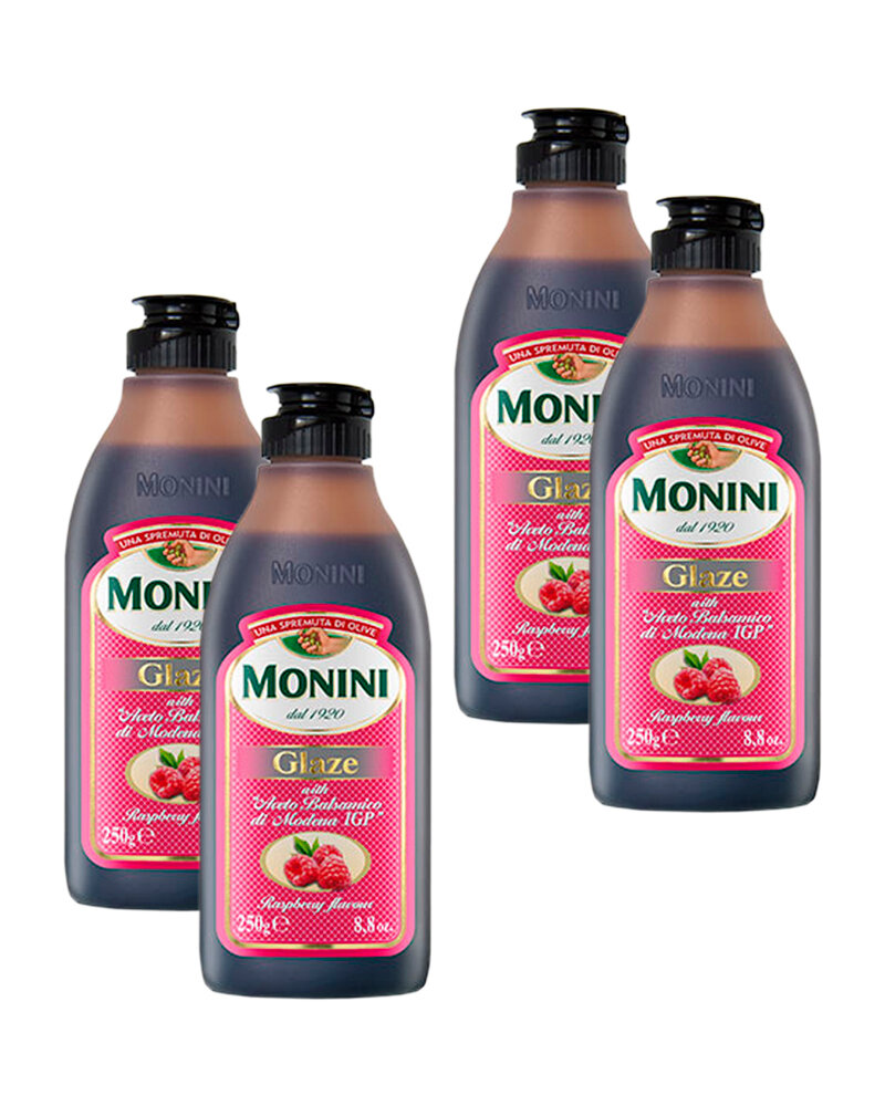 Бальзамический соус Monini со вкусом малины (глазурь) 250 мл - 4 шт