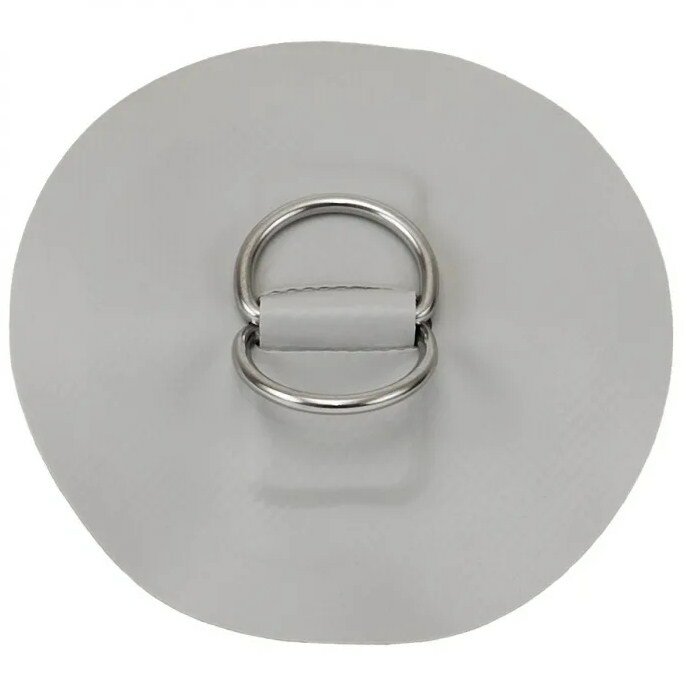 Рым кольцо для лодки D-образное 2 двойное №1.5 Светло-серый 2шт