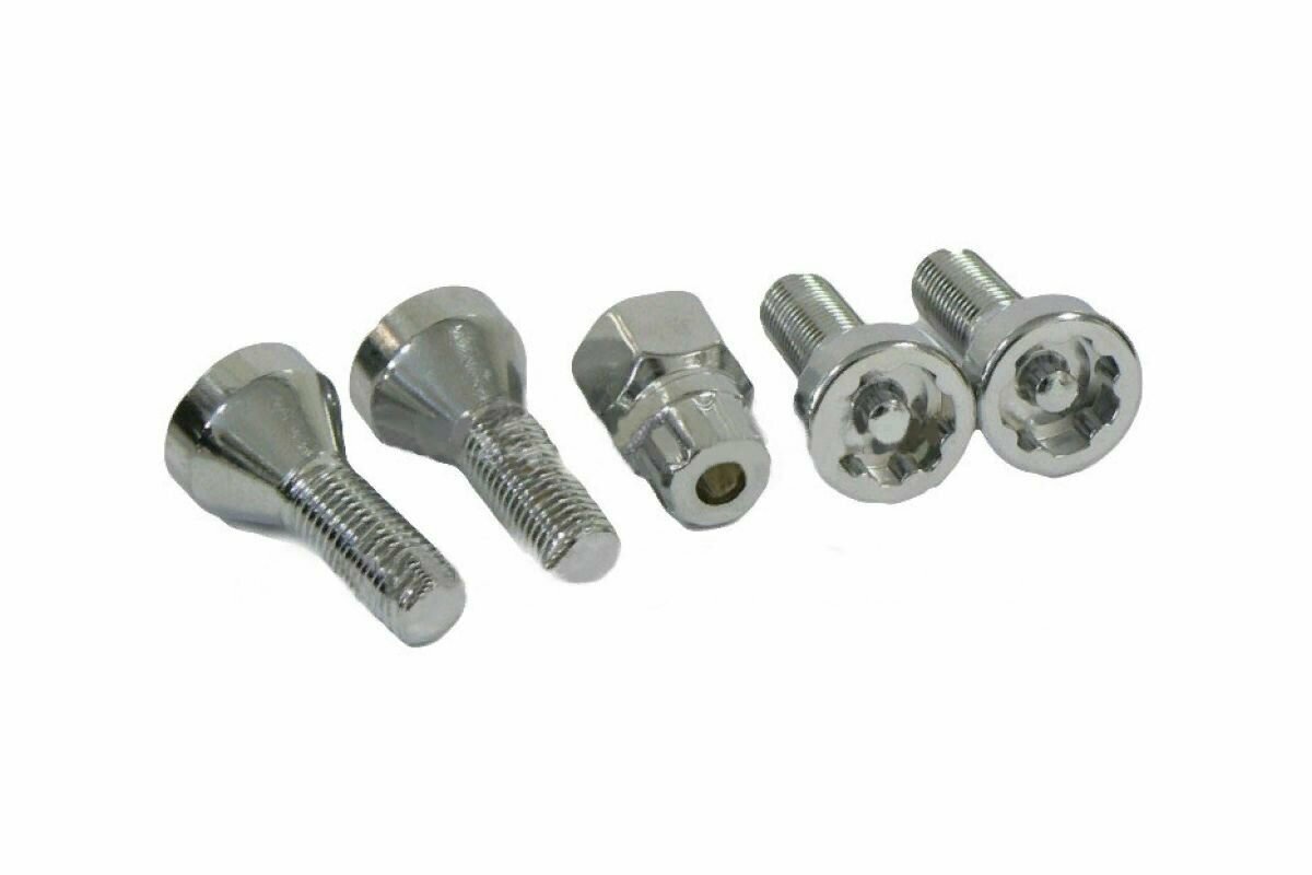 Набор болтов FORCE 645105 на колесные диски М12 х 1,5 RH 21мм 5 предметов