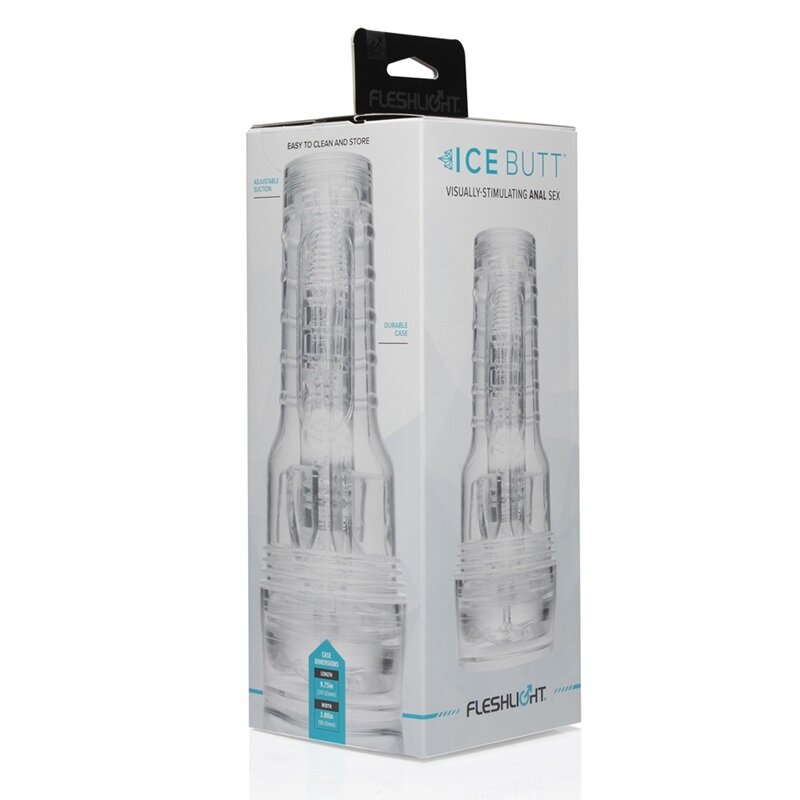 Прозрачный мастурбатор в форме фонарика «Fleshlight Crystal Ice»
