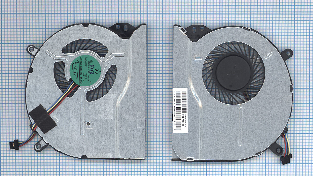 Вентилятор (кулер) для HP Pavilion SleekВook 15-b055er (4-pin)