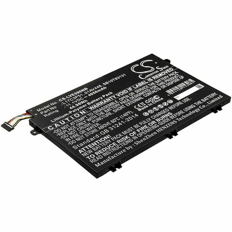 Аккумулятор CameronSino для Lenovo SB10K97607 11.1V (4050mAh)