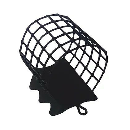 X-Feeder ME Alligator кормушка среднего размера 80гр матовый черный цвет с сеткой grid