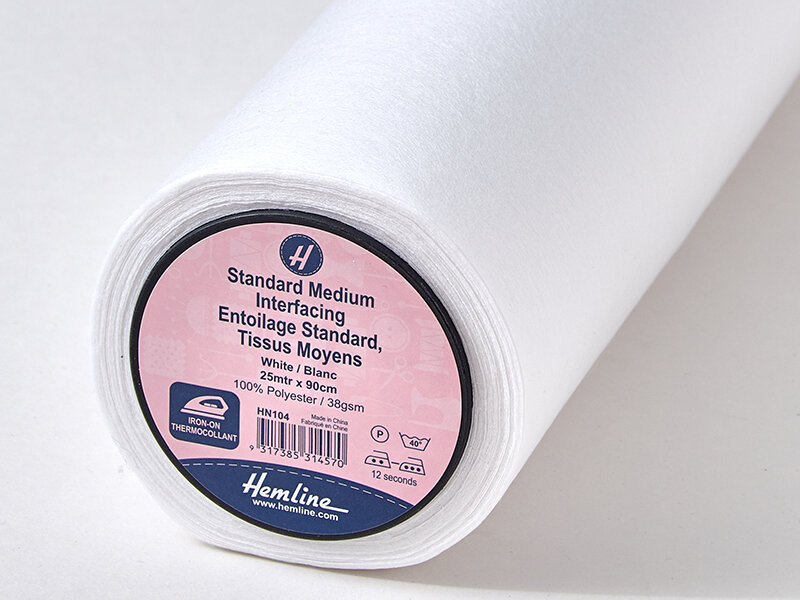 Стабилизатор Флизелин тонкий с односторонним клеевым покрытием Hemline HN104