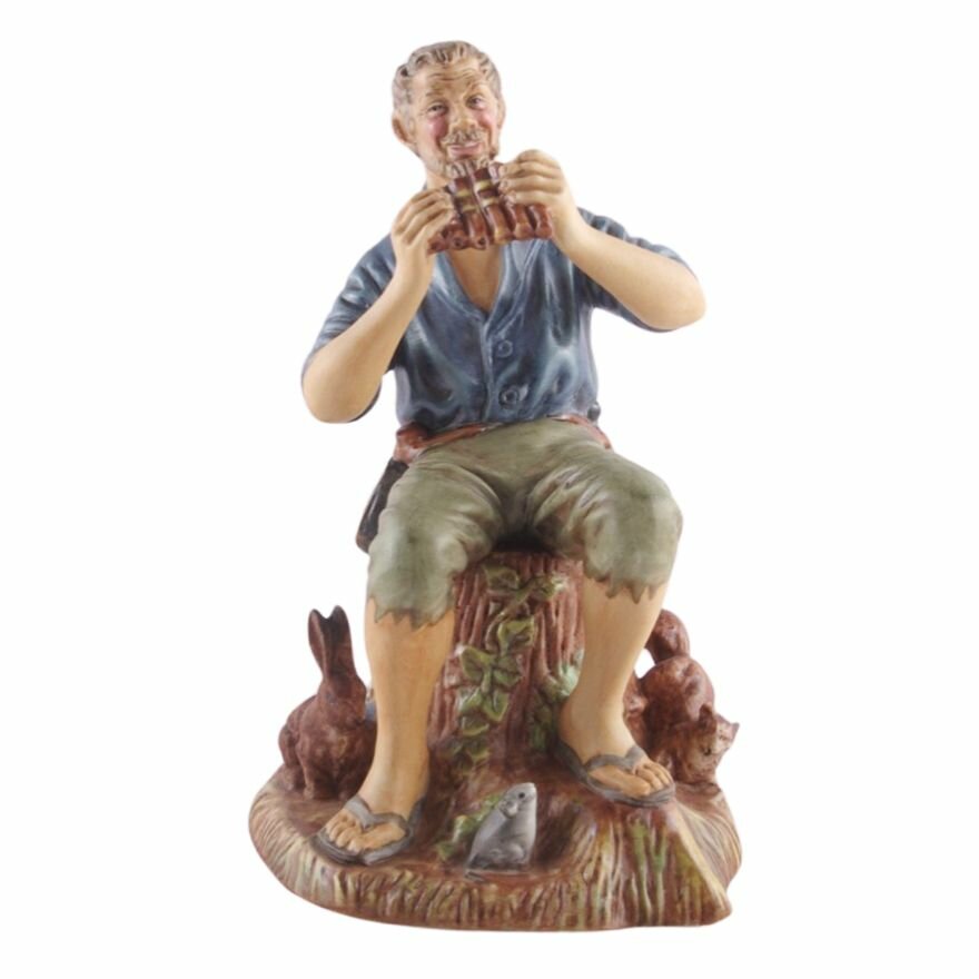 Винтажная статуэтка "Dreamweaver". Фарфор, роспись, ручная работа. Royal Doulton, Великобритания, 1971 гг.