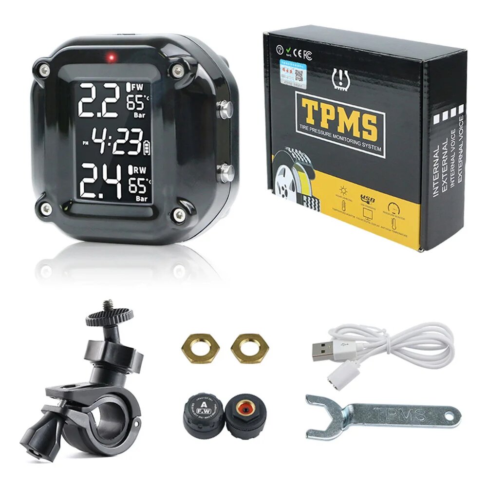 TPMS для мотоцикла с 2 внешними датчиками, Type A