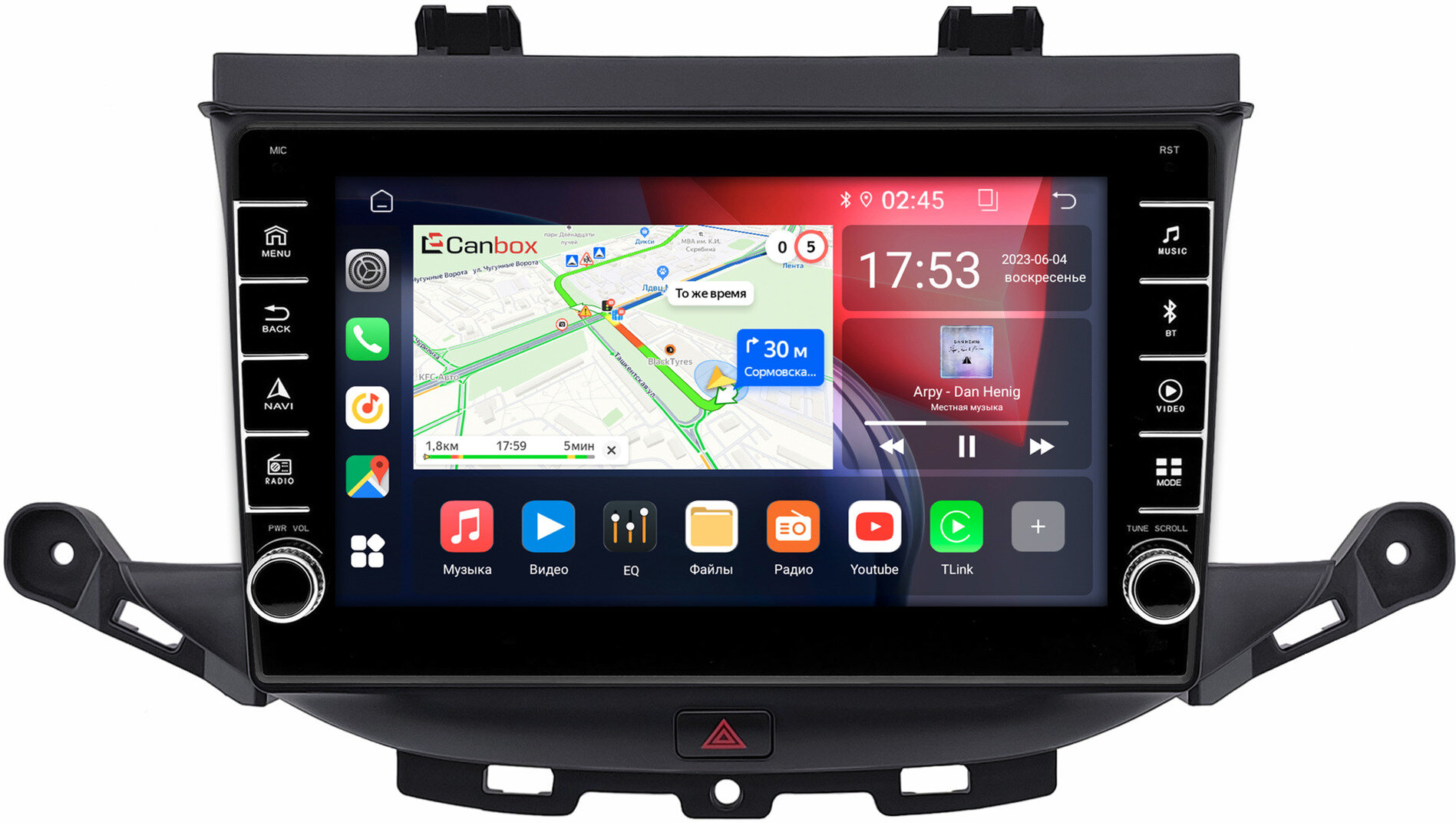 Штатная магнитола Opel Astra K 2015-2021 Canbox BGT9-1674 2/32 Android 10 (IPS, DSP, CarPlay)
