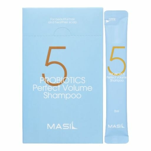 MASIL 5 PROBIOTICS PERFECT VOLUME SHAMPOO - Шампунь для увеличения объема волос с пробиотиками, 20 х 8 мл