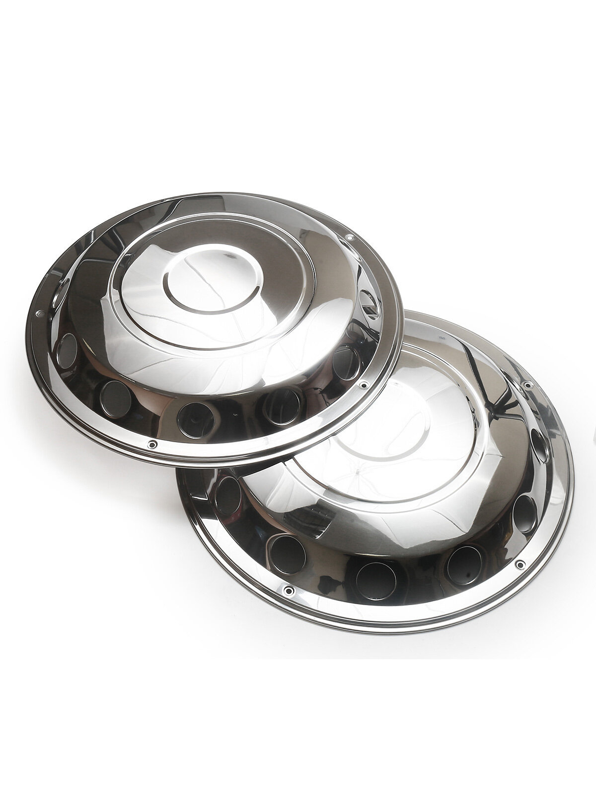 Колпаки на колёса R-22,5" передние нержавейка 521F (комплект - 2шт) (6089)