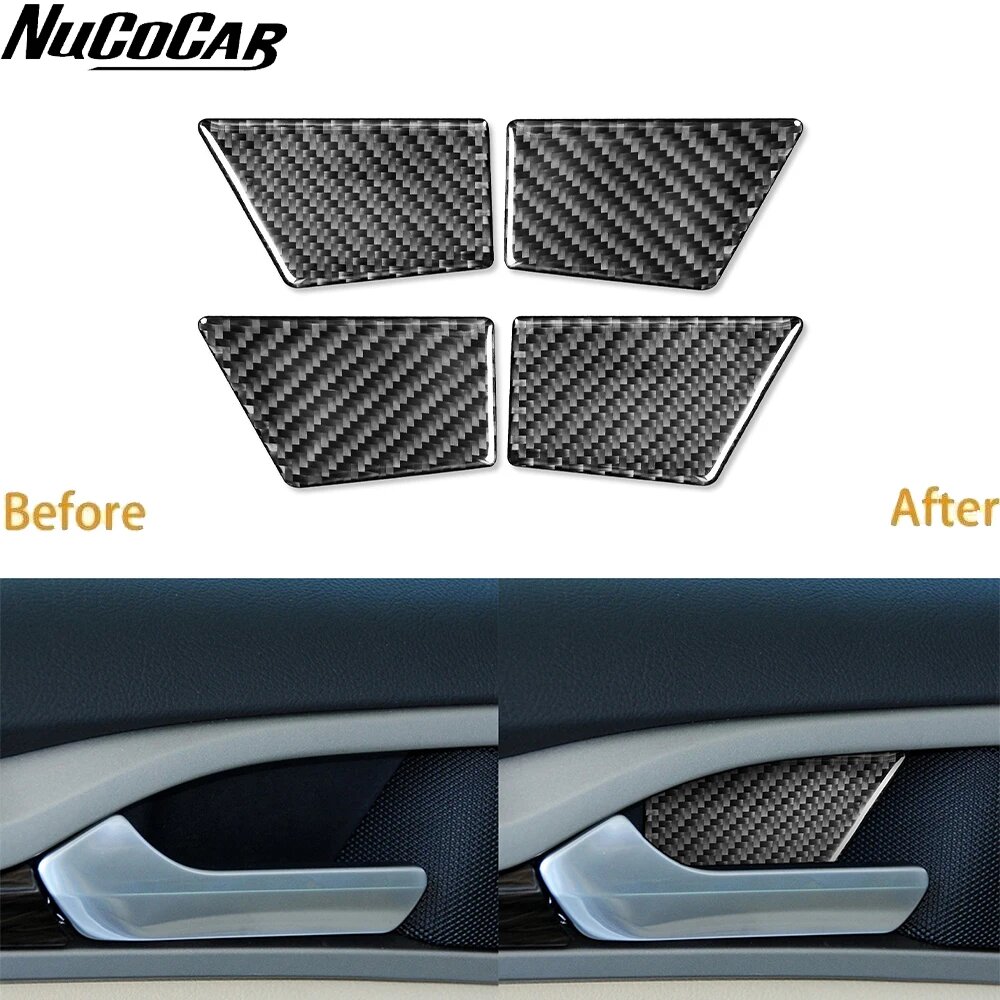 Накладка на консоль Ford Mondeo Fusion 2013-2019, карбон, Handle Bowl