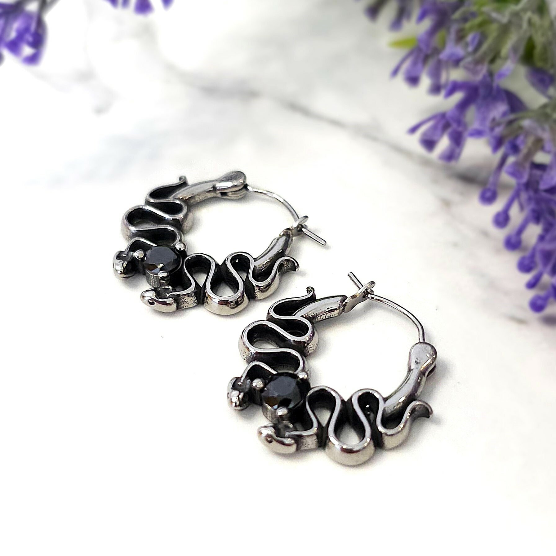 Серьги-трансформеры, славянский оберег, металл, искусственный камень, фианит