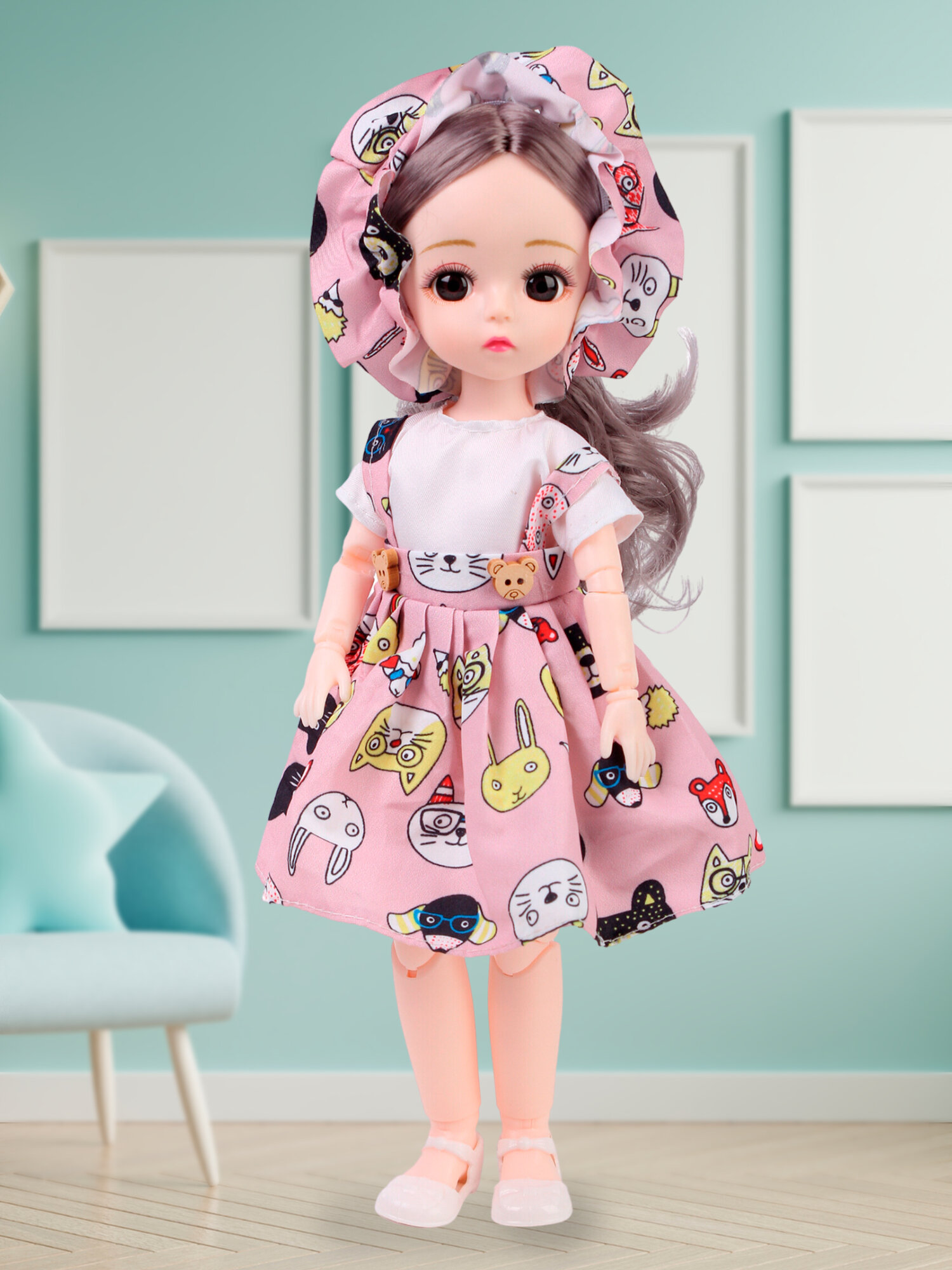 Кукла модельная Little Mania высота 30 см