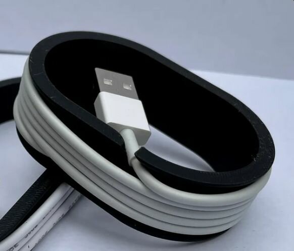 2шт. Катушка для кабеля зарядки-черный