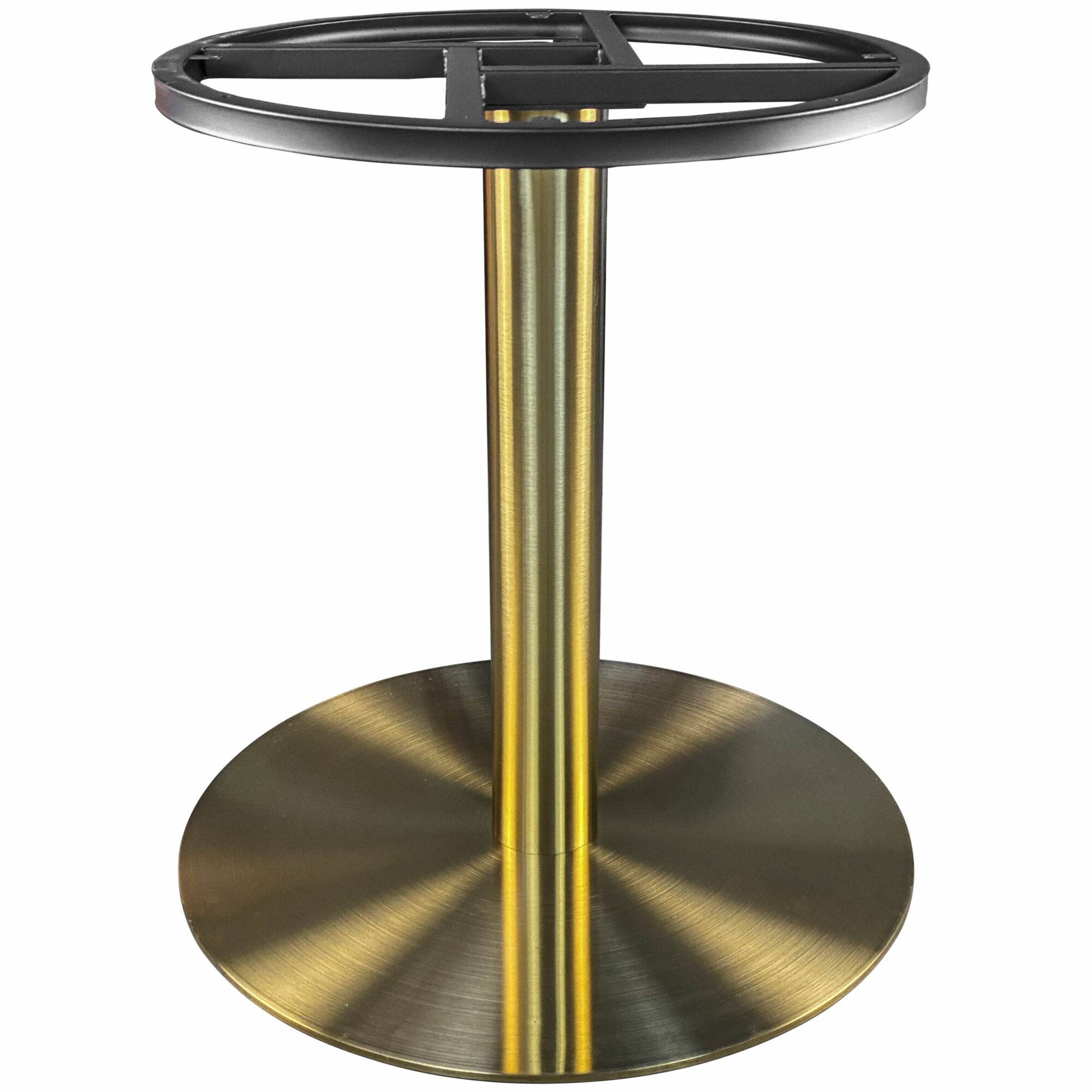 Подстолье 1049EM STOOL MARKET золотой, круглая столешница, круглое основание