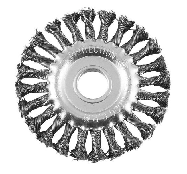 Щетка-крацовка Hobbi дисковая для УШМ диаметр 125 мм