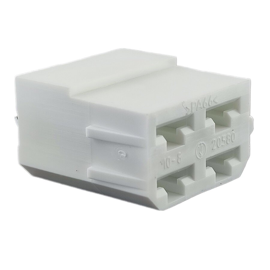 Колодка 4-х клеммовая гнездовых контактов серии 6,3 1/20580/80