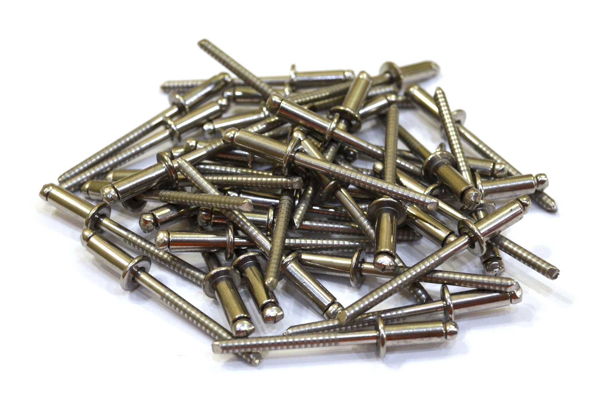 Заклепка вытяжная 4х10мм, нержавеющая сталь, 40шт.