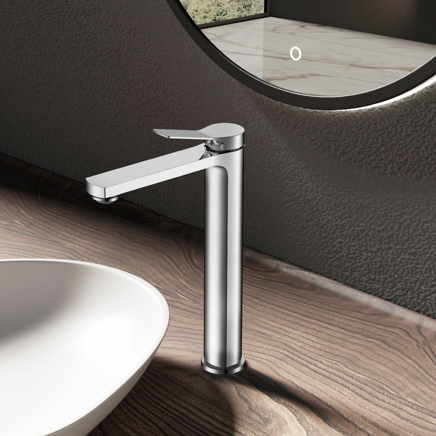 Смеситель для раковины Vincea Arco, хром