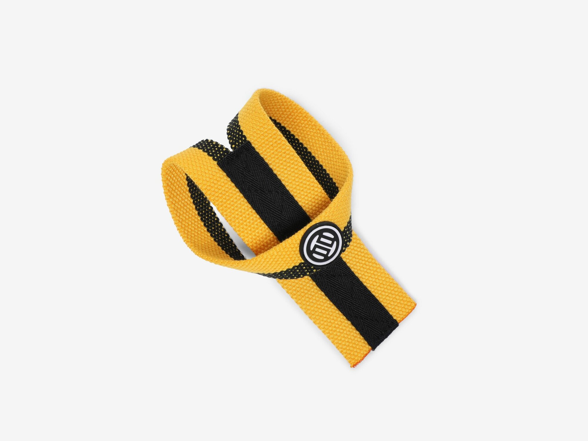 Лямки, ремни для становой тяги LUXIAOJUN - L30 цвет желтый, длина 30 см.