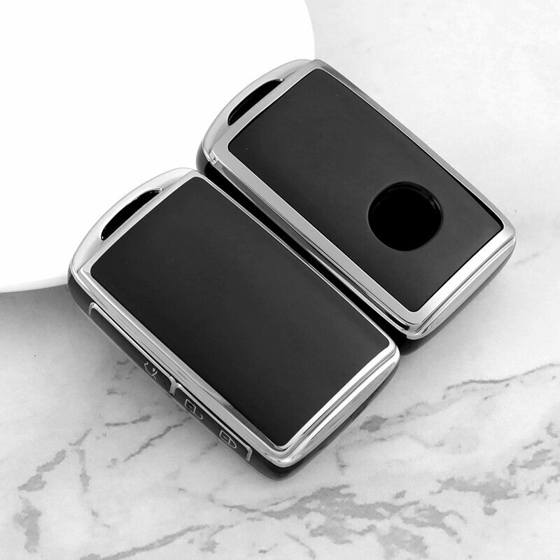 Чехол для ключей Angkesaila, для Mazda 3/CX5/CX4, с пряжкой, черный