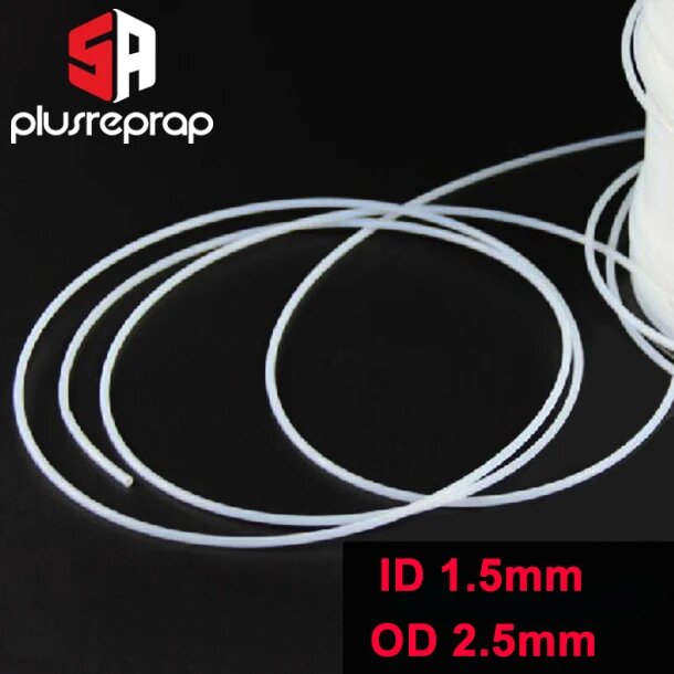 5Aplusreprap PTFE015025 белая тефлоновая трубка для 3D-принтеров ID1.5mm OD2.5mm