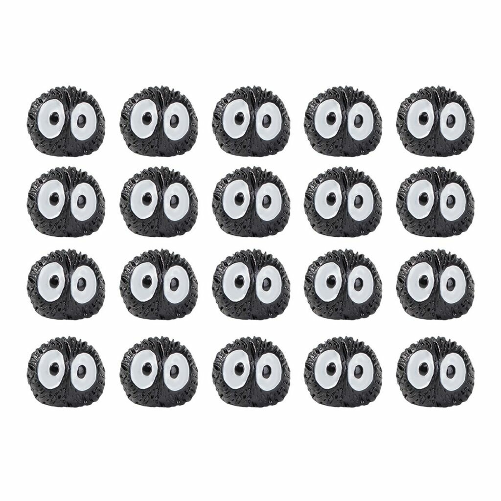 20 шт, маленькие черные угольные веера, ваше украшение