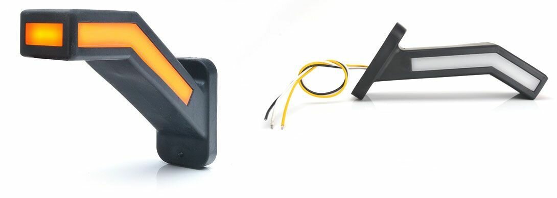 WAS Фонарь-ус Neon тип 7 с боковым габаритом и статичным указателем поворота, левый