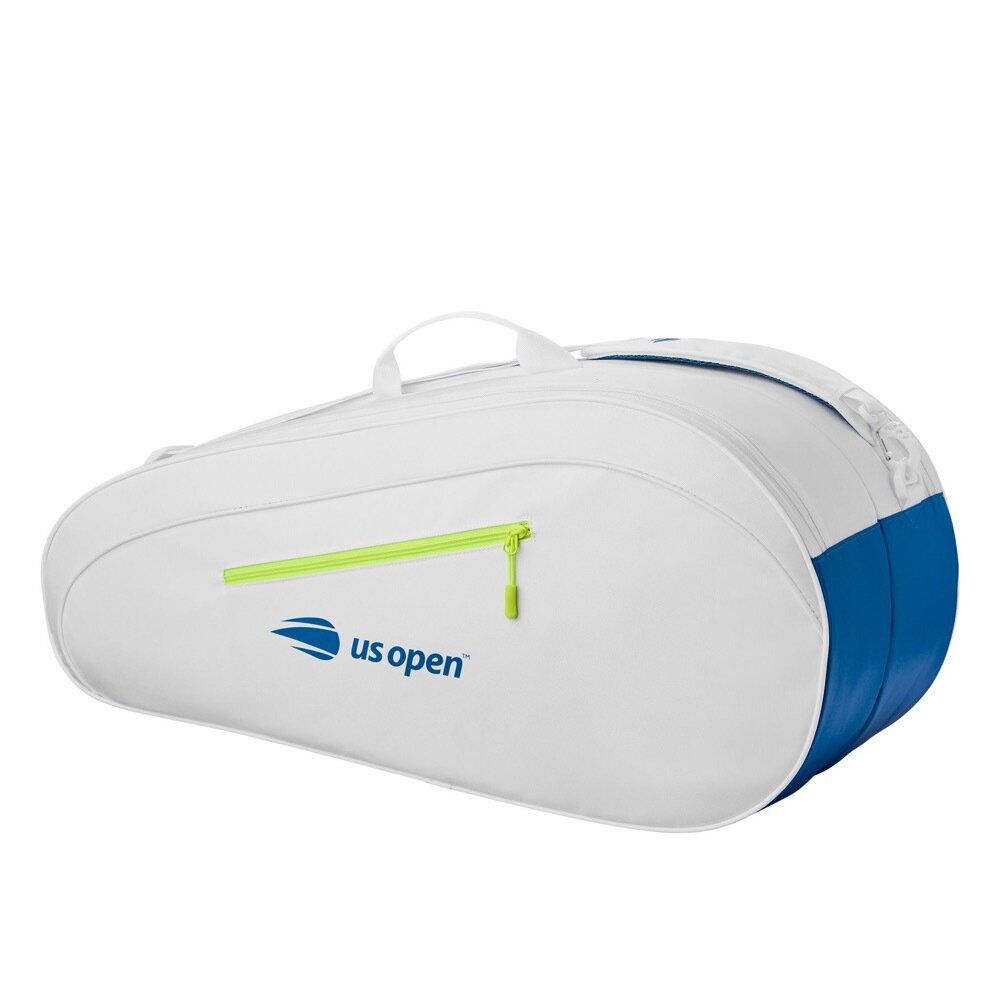 Теннисная сумка Wilson Team US Open 2024 White (6 ракеток)