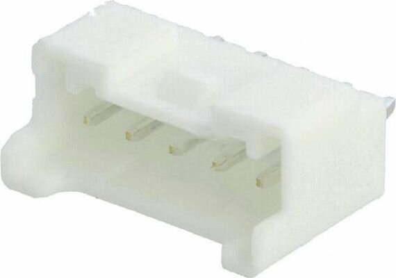 Разъем JST B05B-PASK-1 (LF)(SN) Гнездо провод-плата "папа" PA 2мм PIN 5 THT 3А Конф 1х5 1 шт