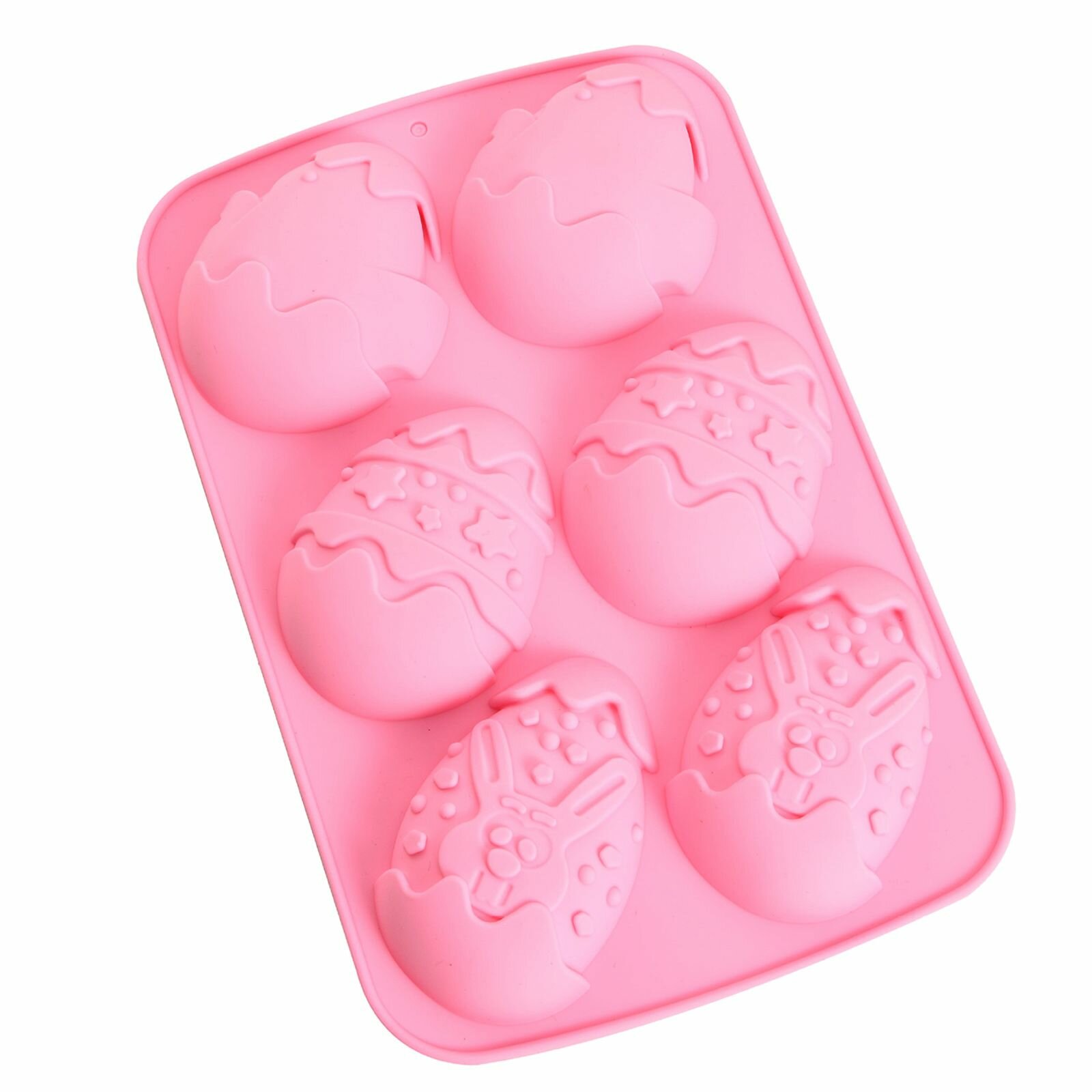 Аксессуар для Пасхи,6 ровных формочек пасхальных яиц