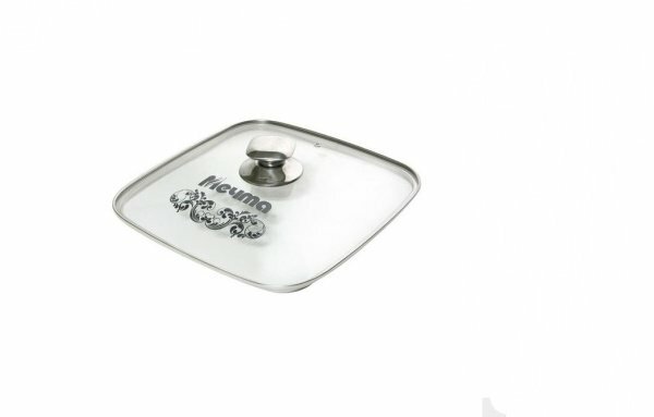 Крышка стеклянная квадратная 24см